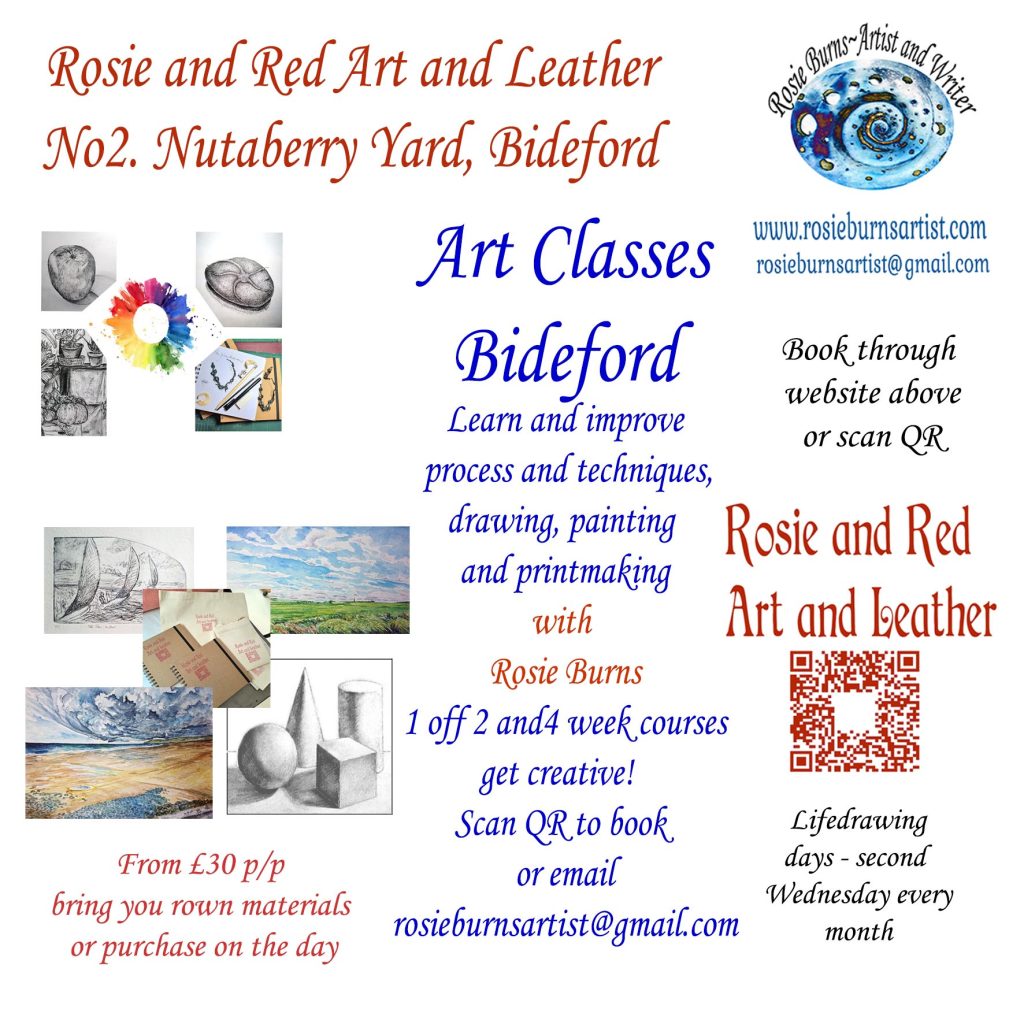 Art Classes Bideford - with Rosie Burns - Devon Artist Network