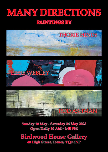 MANY DIRECTIONS - paintings by Thorie Hinds, Leise Webley & Rod Ashman ...